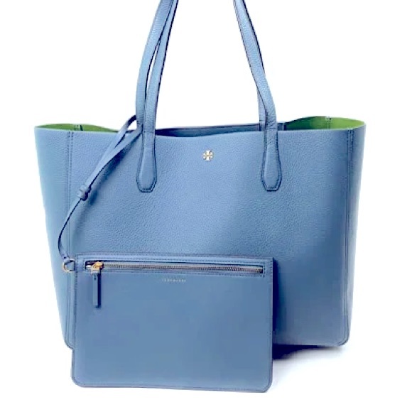Tory Burch | Bags | Tory Burch Blake Tote Powder Blue | Poshmark